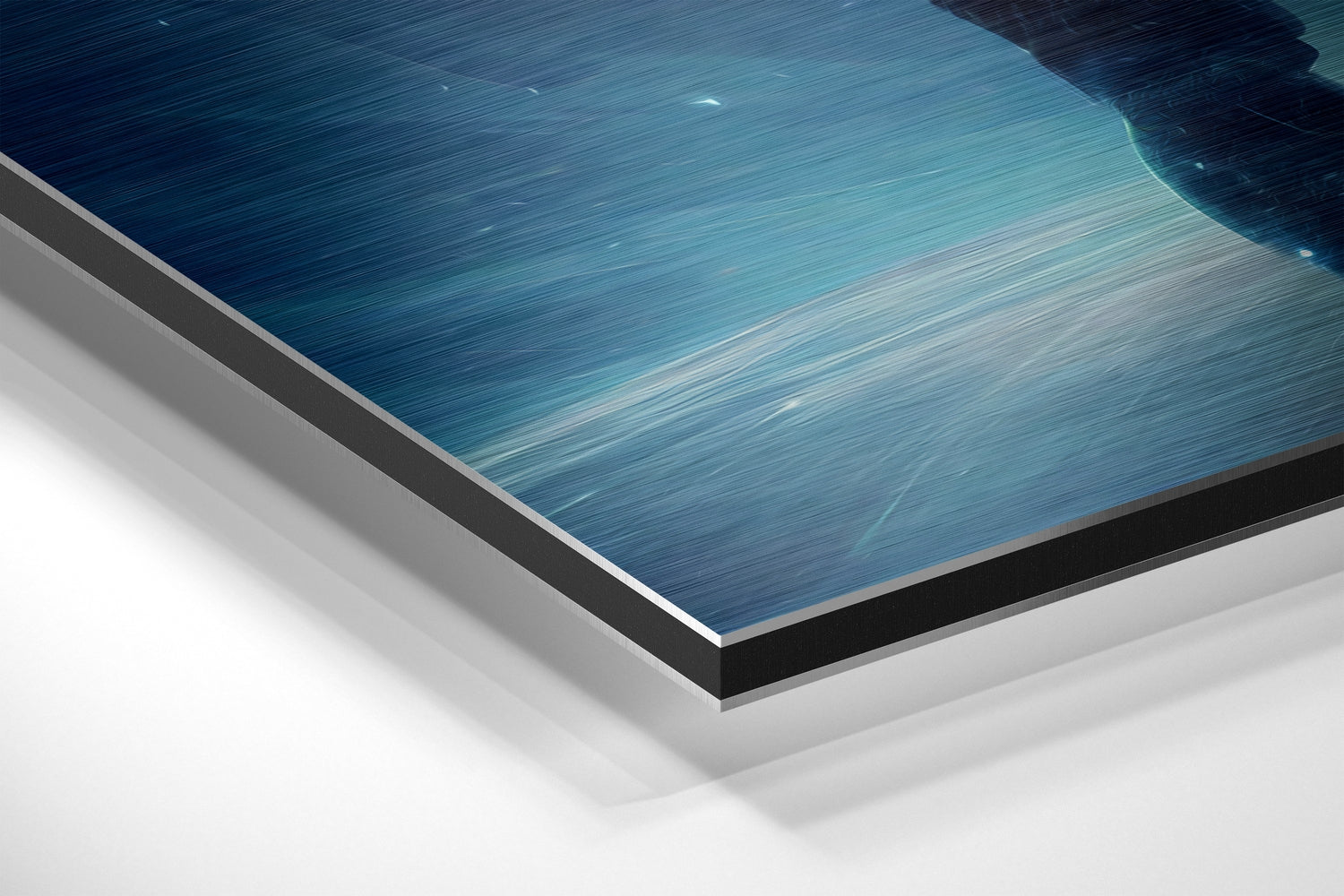 Man Brushed Aluminium Dibond Wall Art – Insigneart UK