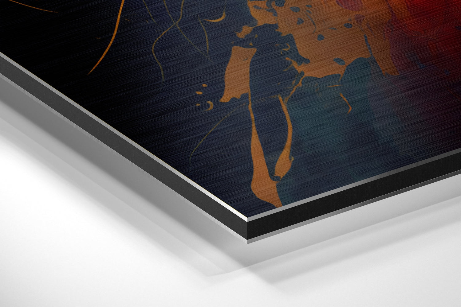 Lion Brushed Aluminium Dibond Wall Art – Insigneart UK