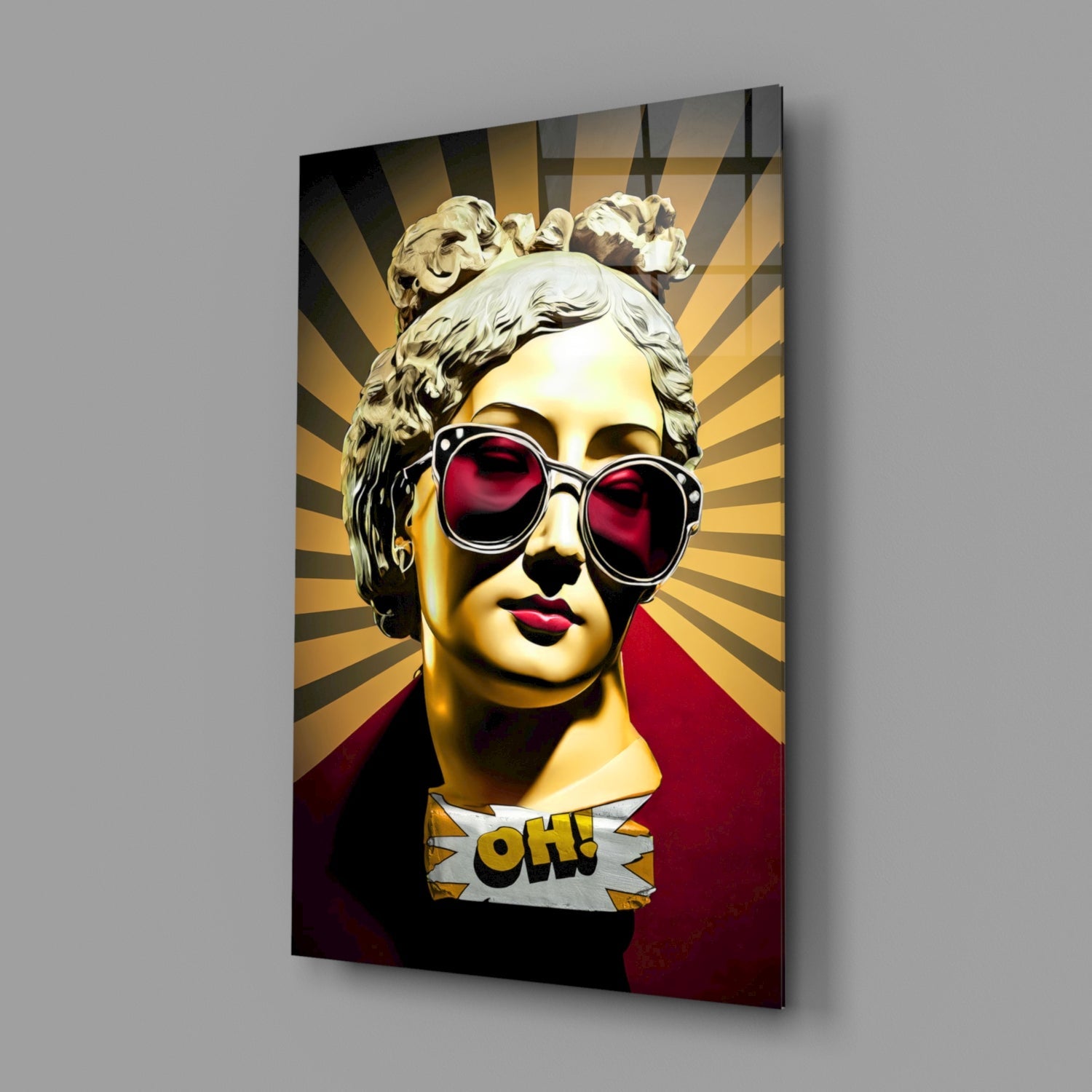 Oh! Glass Wall Art || Designer Collection – Insigneart UK