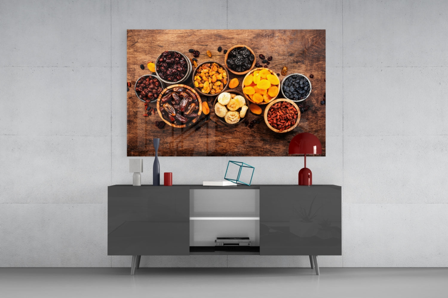 Nuts Cocktail Glass Wall Art | Modern and Stylish Glass Wall Decor ...