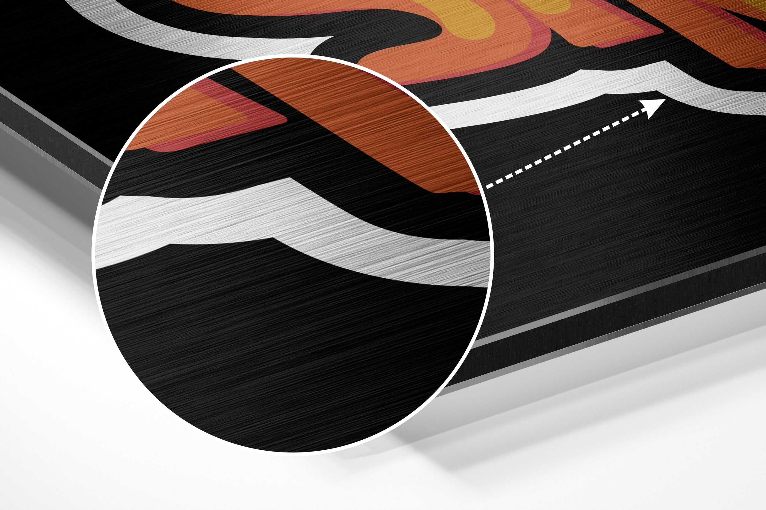 Be Strong Brushed Aluminium Dibond Wall Art – Insigneart UK