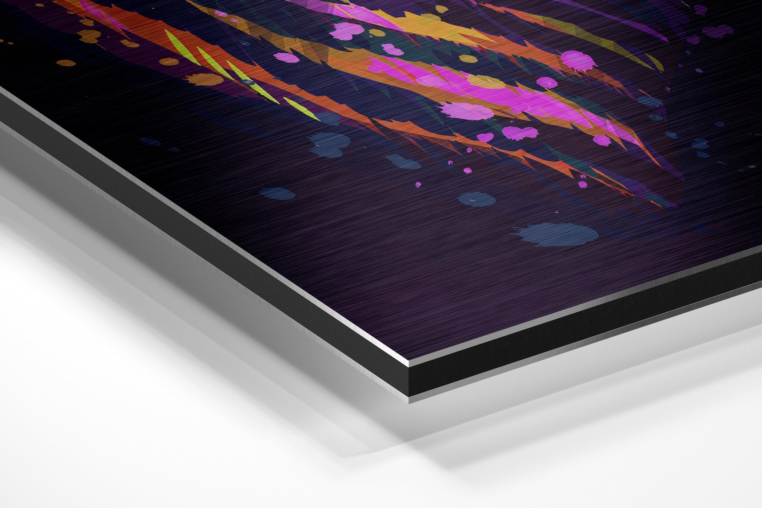 Zebra Brushed Aluminium Dibond Wall Art – insigneart.co.uk